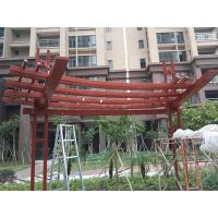 China Steel Structure Garden Shed Custom Grid Anti-Corrosion Outdoor Corridor Gallery 50 Year Service Life for sale