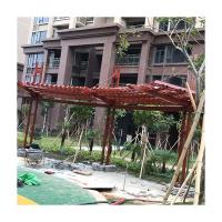China Steel Structure Garden Shed Custom Grid Anti-Corrosion Outdoor Corridor Gallery 50 Year Service Life for sale