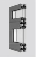China 80mm Thermal Break Aluminum Alloy Sliding Window 1.4mm Wall Thickness Insulated Glass for Balcony Kitchen for sale