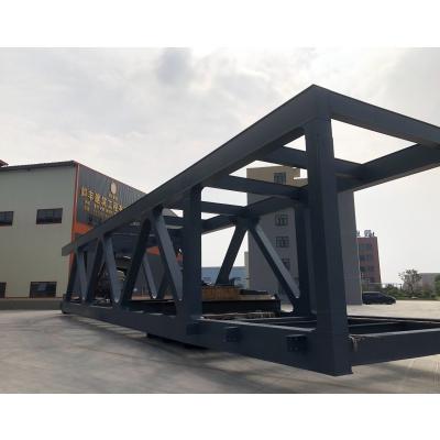 China Galvanized Steel Pedestrian Walkway Truss Bridge 1.1m Handrail HN200 Beam for Urban Construction for sale