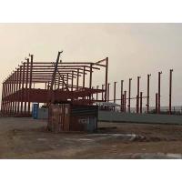 China Prefabricated Steel Structure Building Large Span Truss 50 Year Service Life for sale