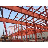 China Prefabricated Steel Structure Building Large Span Truss 50 Year Service Life for sale