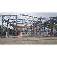 China Prefabricated Steel Structure Workshop H-Shaped Steel Beam Q235B Q355B 50-Year Durability for sale