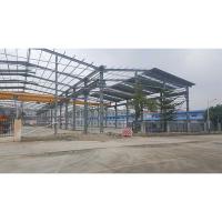 China Prefabricated Steel Structure Workshop H-Shaped Steel Beam Q235B Q355B 50-Year Durability for sale