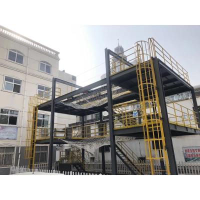 China Steel Structure Mezzanine Floor Platform for Warehouse 55-65ft Span Custom Load for sale