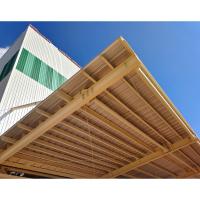 China Commercial Outdoor Terrace Awning Mall Hotel Entrance Steel Canopy Q345B 250mm Column for sale