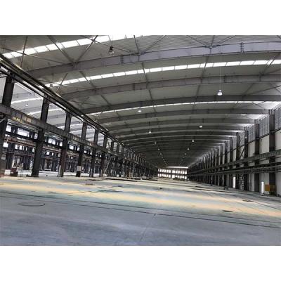 China Light Steel Structure Warehouse Building 50m Span Industrial Steel Frame Easy Maintenance for sale