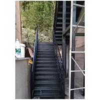 China Space-Efficient Prefabricated Galvanized Steel Stair For Project Build for sale