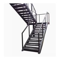 China Space-Efficient Prefabricated Galvanized Steel Stair For Project Build for sale