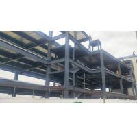 China Steel Structure Mezzanine Floor Platform for Warehouse Industrial Storage 55-65ft Span for sale