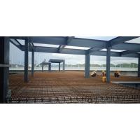 China Steel Structure Mezzanine Floor Platform for Warehouse Industrial Storage 55-65ft Span for sale
