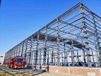China Light Steel Structure Factory Building Frame for Industrial Warehouse Workshop 50mm Insulation for sale