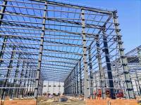 China Light Steel Structure Factory Building Frame for Industrial Warehouse Workshop 50mm Insulation for sale