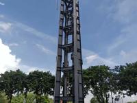 China Hot Dipped Galvanized Steel Water Tank Tower Structure Frame 200x100mm Column for sale