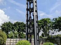 China Hot Dipped Galvanized Steel Water Tank Tower Structure Frame 200x100mm Column for sale