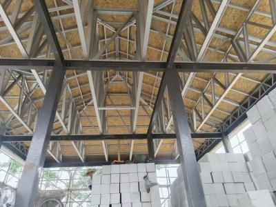 China Light Steel Frame Prefabricated Luxury Villa Two Storey House 100x3.0mm Column for sale