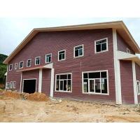 China Modern 2 Storey Prefabricated House Light Steel Structure 75mm Wall Panel Custom Design for sale