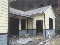 China Wind Resistance Prefab Light Steel Villa 5 Bedrooms 100x3.0 Steel Column for sale