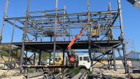 China Steel Structure Multi-Storey Prefabricated Warehouse Building Q345 8mm for sale