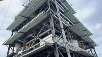 China Steel Structure Multi-Storey Prefabricated Warehouse Building Q345 8mm for sale