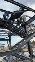 China Steel Structure Multi-Storey Prefabricated Warehouse Building Q345 8mm for sale