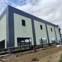 China Prefabricated Steel Structure Building for Factory Warehouse Workshop 50 Year Life for sale