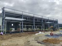 China Prefabricated Steel Structure Building for Factory Warehouse Workshop 50 Year Life for sale