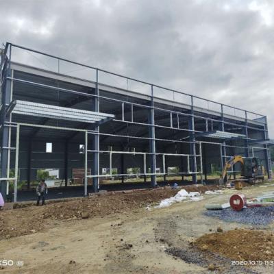 China Prefabricated Steel Structure Building for Warehouse Workshop Q235B 20m Span for sale
