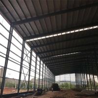 China Prefabricated Steel Frame Workshop 250-450sqm Fire Resistant Storage Building for sale