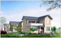 China Light Steel Structure Prefab House Two Bedroom 100x3.0mm Steel Column Modern Design for sale