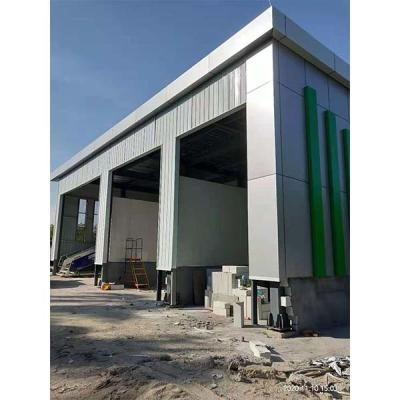 China Light Steel Frame Steel Structure Warehouse Building for Low Maintenance Costs 80m Span for sale