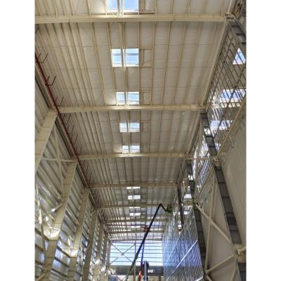 China Prefabricated Steel Structure Warehouse with Mezzanine Floor Q345 20m Span for sale