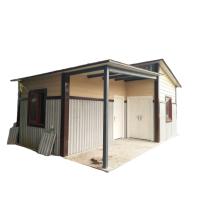 China Light Steel Structure Prefab House Two Bedroom 100x3.0mm Steel Column Modern Design for sale