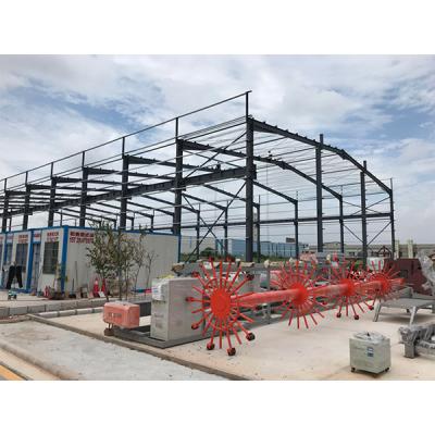 China Light Steel Frame Building H Beam C Section Steel 50 Year Lifespan Fire Resistant for sale