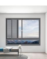 China High-End Light Luxury Broken Bridge Aluminum Alloy Tilt Drift Window 33mm Visible Surface for sale