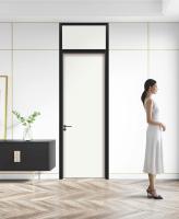 China Carbon Crystal Room Door Sound Insulation 1.4mm Aluminum Alloy Frame Moisture-Proof Heat Preservation for sale