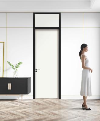 China Carbon Crystal Room Door Sound Insulation 1.4mm Aluminum Alloy Frame Moisture-Proof Heat Preservation for sale