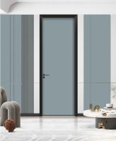 China Carbon Crystal Room Door Sound Insulation 1.4mm Aluminum Alloy Frame Moisture-Proof Heat Preservation for sale