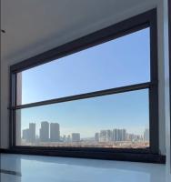 China Panoramic 158 Aluminium Alloy Intelligent Lifting Window 33mm Visible Width Windproof Rainproof Anti-theft for sale