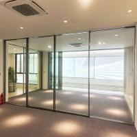 China 120 Panoramic Electric Sliding Door 6063-T6 Aluminum Alloy 5000PA Wind Resistance for Villas for sale