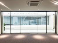 China 120 Panoramic Electric Sliding Door 6063-T6 Aluminum Alloy 5000PA Wind Resistance for Villas for sale