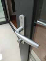 China 65 Series Anti-Pinch Folding Door 6063-T6 Aluminum Alloy Double Tempered Glass for Villa for sale