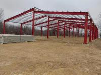 China Seismic Resistant Steel Farm Sheds Q235 Q345 Customizable Design 7-8 Grade for sale