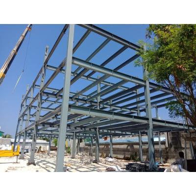 China High-Rise Prefabricated Steel Frame Building for Hotel Office 7+ Floors Q345B for sale