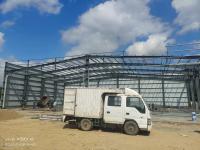 China Custom Steel Structure Hangar Bolt Connection Seismic 9 Points 60m Span for sale