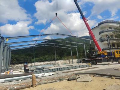 China Custom Steel Structure Hangar Bolt Connection Seismic 9 Points 60m Span for sale