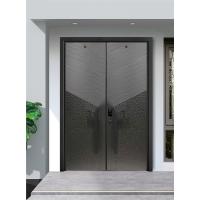 China Modern Stainless Steel Entrance Door with Smart Lock for Front Gate 900x2100mm for sale