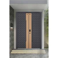 China Modern Stainless Steel Entrance Door with Smart Lock for Front Gate 900x2100mm for sale