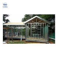 China Customized Light Steel Villa Homes Durable Steel Structure House 100x3.0mm Column for sale