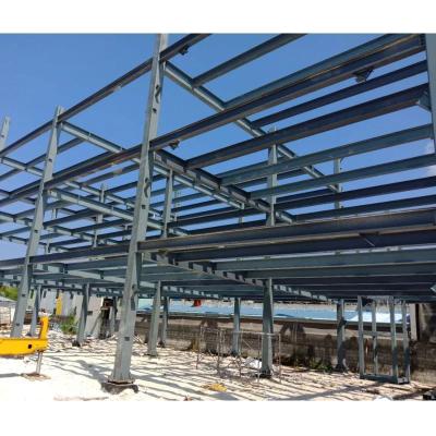 China Prefab Steel House H-Frame 100mm ALC Panel Fire Resistant Modular Home for sale